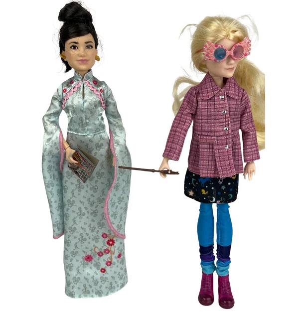 HARRY POTTER LUNA Lovegood & Cho Chang Yule Ball 12" Scale Action Dolls ...
