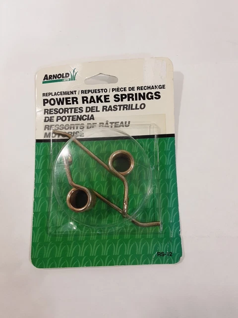 TWO POWER RAKE Replacement Spring Arnold Brand RS-12 One Pack of Two ...