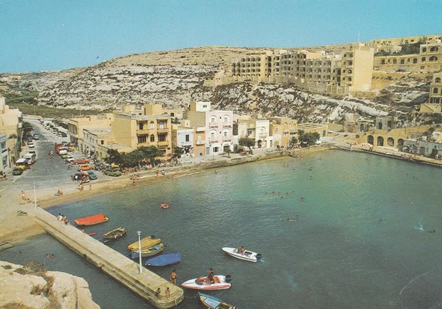 SLIPWAY AND JETTY Xlendi Gozo Malta postcard 1997 $7.95 - PicClick