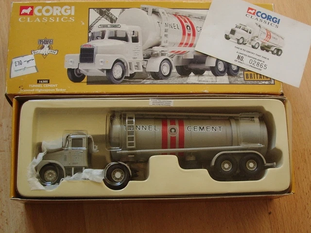 CORGI CLASSICS SCAMMEL Highwayman Tanker Tunnel Cement £12.50 - PicClick UK