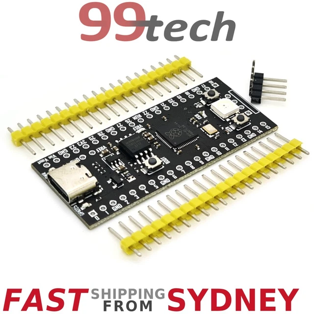RASPBERRY PI PICO RP2040 module 16MB Flash, USB Type C - SYDNEY stock ...