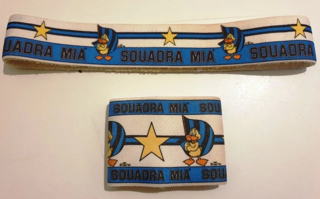 INTER SQUADRA MIA - Anno 1990 - Fascetta e Polsino Tergisudore NUOVI ...