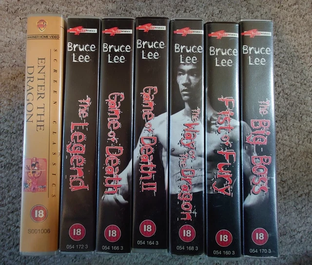 BRUCE LEE VHS collection set good condition £29.99 - PicClick UK