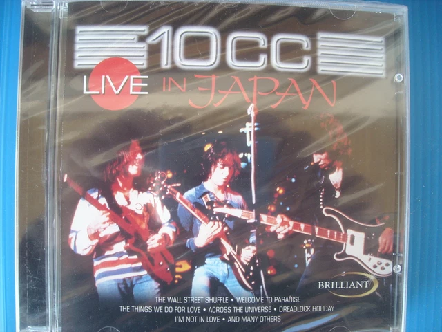 1993 CD 10 Cc Live In Japan Brilliant Sealed £4.04 - PicClick UK