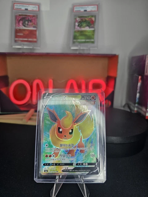 POKEMON EEVEE HEROES Korean S6a - Flareon V - 072/069 SR - Secret Rare Card £1.70 - PicClick UK