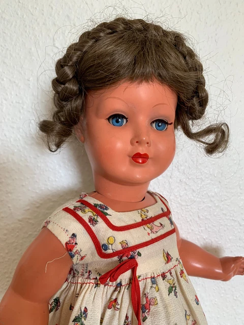 WUNDERSCHÖNE ALTE MMM Puppe, 3M Puppe, 800/46 cm, Schlafaugen,Zelluloid ...