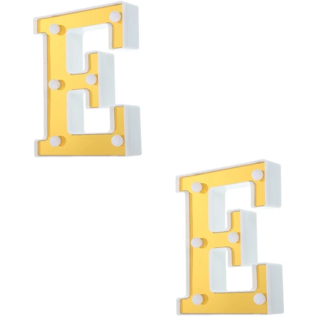 2 PACK LIGHT up Letters for Party English Alphabet Lights Sign £13.38 ...