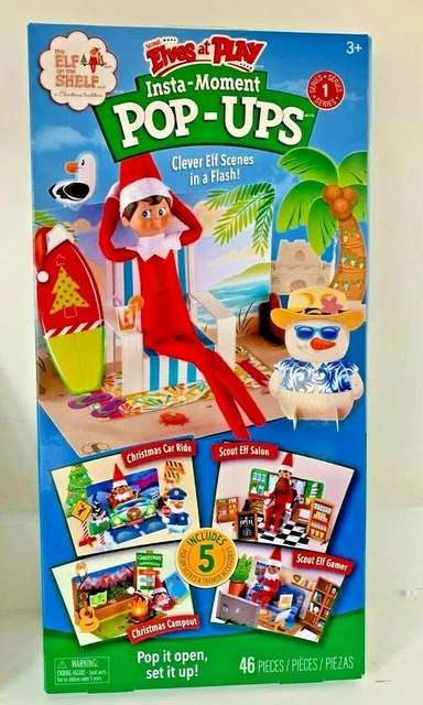 ELF ON SHELF Pop-Up Scout Elves At Play Insta-Moment Pop-Ups New 46 ...
