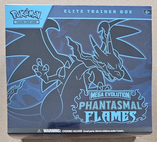 POKEMON MEGA EVOLUTION Phantasmal Flames Elite Trainer Box (ETB ...