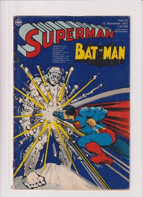 SUPERMAN 23 / 1973 original Ehapa Verlag EUR 11,50 - PicClick DE