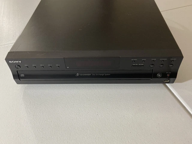SONY CDP-CE500 CD Multi 5 Disc Changer Carousel Player With Remote ...