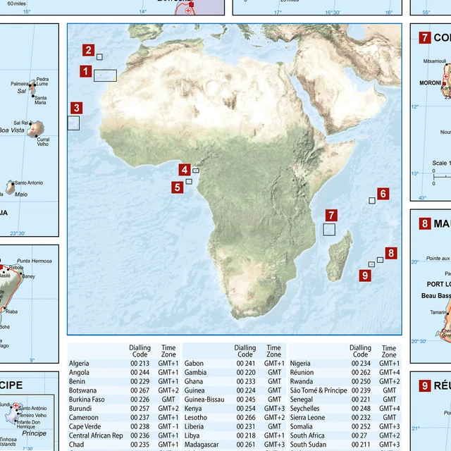 MAP OF AFRICA - African Political Map, Poster of Africa £24.50 ...