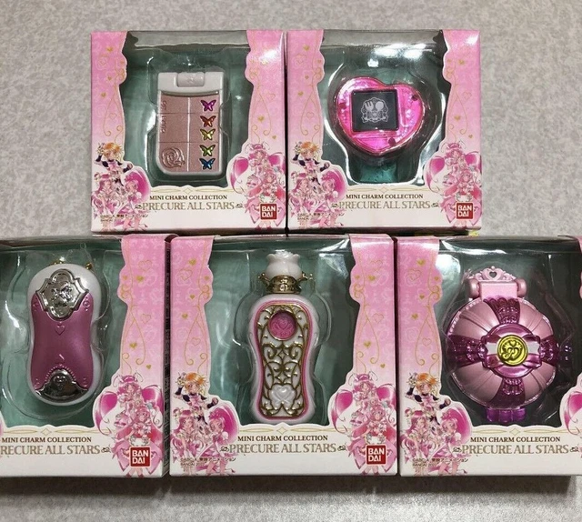 PRECURE ALL STARS Mini Charm Collection Complete Set of 5 Bandai 4.5cm ...