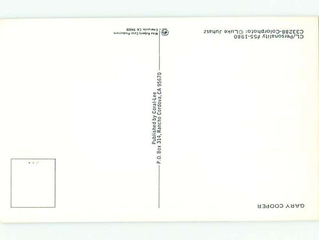 1980 FAMOUS ACTOR Gary Cooper Ac6463 $2.70 - PicClick CA