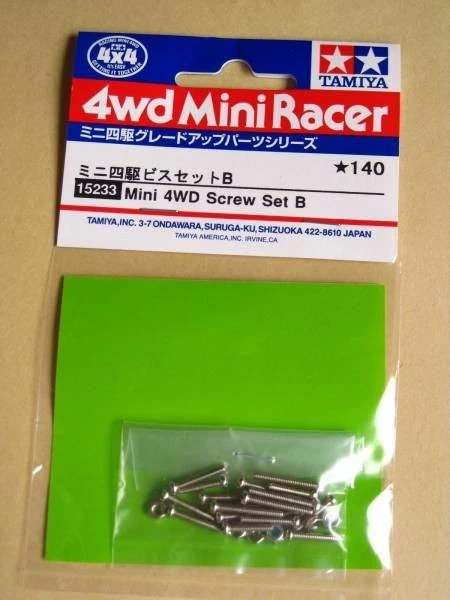 TAMIYA MINI 4WD Schraubensatz B kompatibel mit allen im Rennsport ...