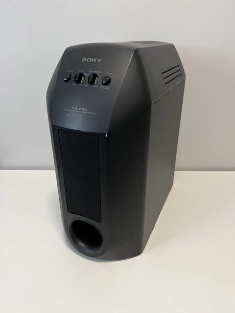 SONY SA-W10 POWERED Active Super Sub-Woofer - Surround Theater Bass ...