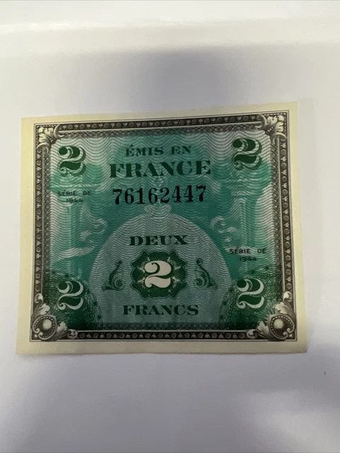 WW2 FRENCH FRANCS 1944 France Banknote WWII Note £9.12 - PicClick UK