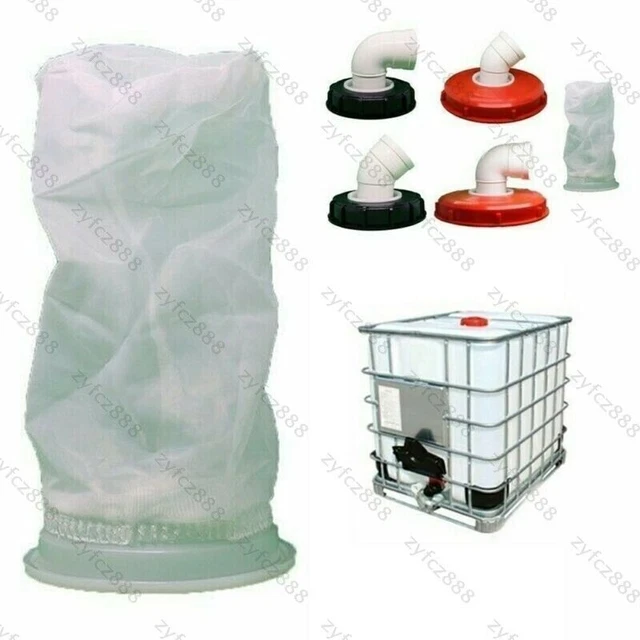 2X WATER TANK IBC Nylon Filter Vent Ton Barrel Cover Tote Tank Lid £11. ...
