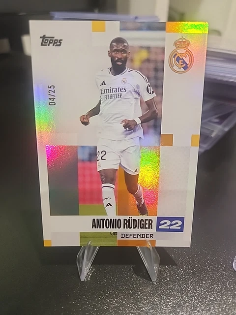 TOPPS 2025 REAL Madrid Team Set Antonio Rudiger /25 £12.94 - PicClick UK