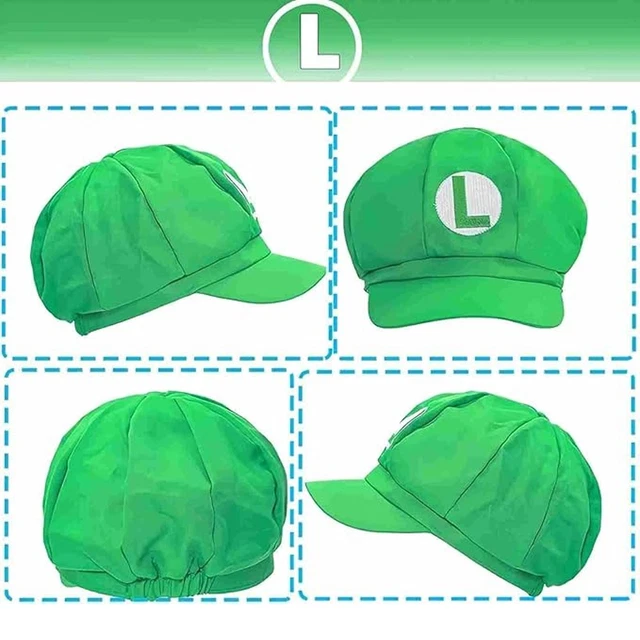 ADULT WOMEN SUPER Mario & Luigi Plumber Bros Costume Accessories World ...