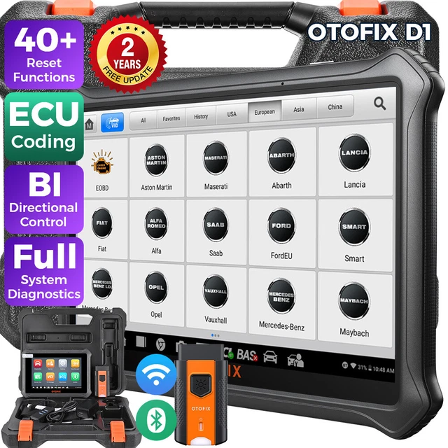 2024 OTOFIX D1 AUTO Escáner Coche OBD2 Diagnóstico CODIFICACIÓN ECU ...