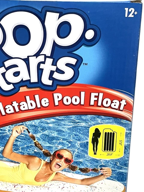 POP TARTS INFLATABLE Pool Raft Float Floatie Strawberry 57.8 x 29.9 ...