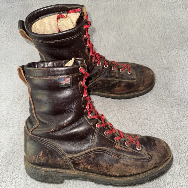 DANNER RAINFOREST BOOTS Mens 10.5 Gore Tex USA Made 10600 Lace To Toe ...