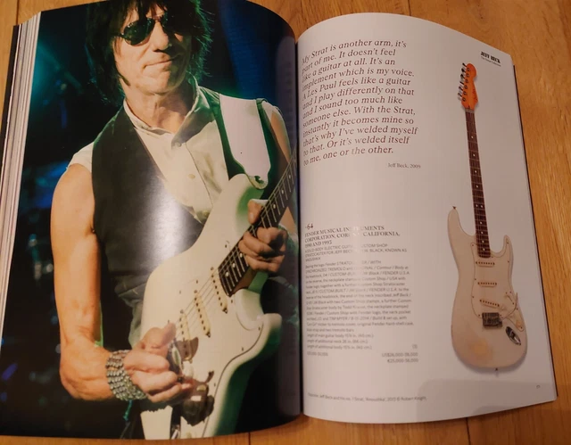 JEFF BECK THE Guitar Collection Auction Catalogue 2025 Christie's £68. ...