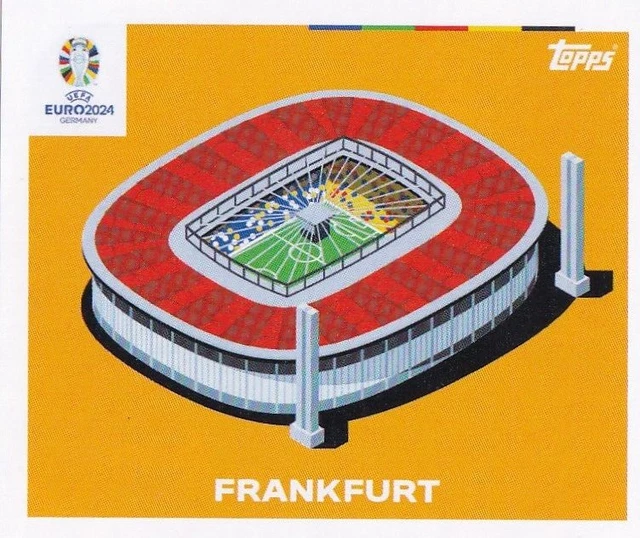 TOPPS EURO 2024 Sticker EURO 5 Frankfurt Stadium EUR 1,49 - PicClick DE
