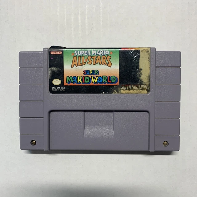 SUPER MARIO ALL-STARS and Super Mario World - Super Nintendo SNES ...