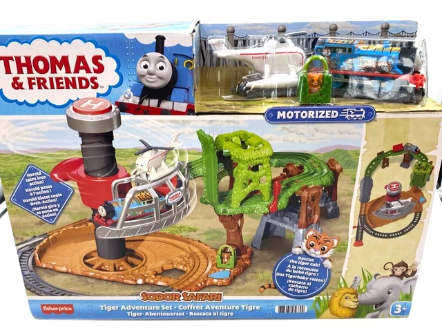 THOMAS & FRIENDS Sodor Safari Tiger Adventure Set Fisher Price Age 3 ...