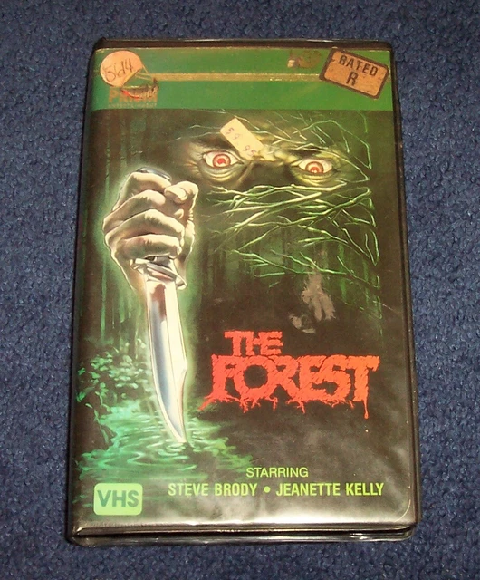 THE FOREST VHS horror 80s slasher Prism Entertainment clamshell RARE £ ...