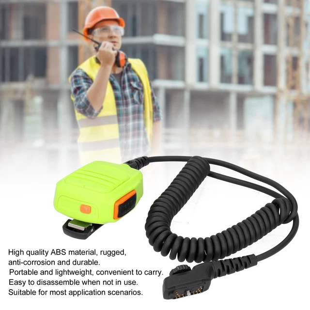 PORTABLE GREEN HAND Microphone For Hytera PD702 PD702G PD782 PD705 ...