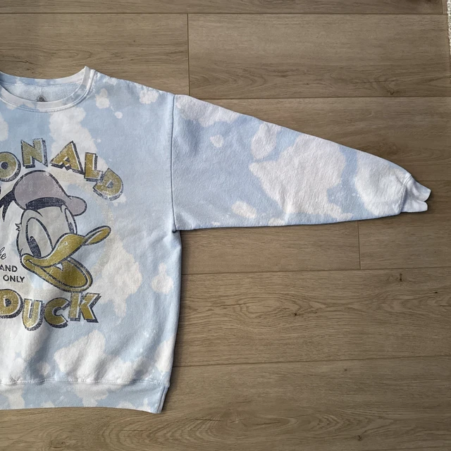 DISNEY THE ONE & Only Donald Duck Vintage Cloud Crewneck Sweatshirt L ...