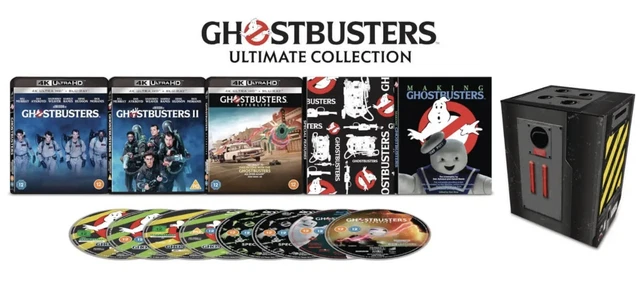 GHOSTBUSTERS ULTIMATE COLLECTION Limited Edition 4K UHD + Blu ray Set ...