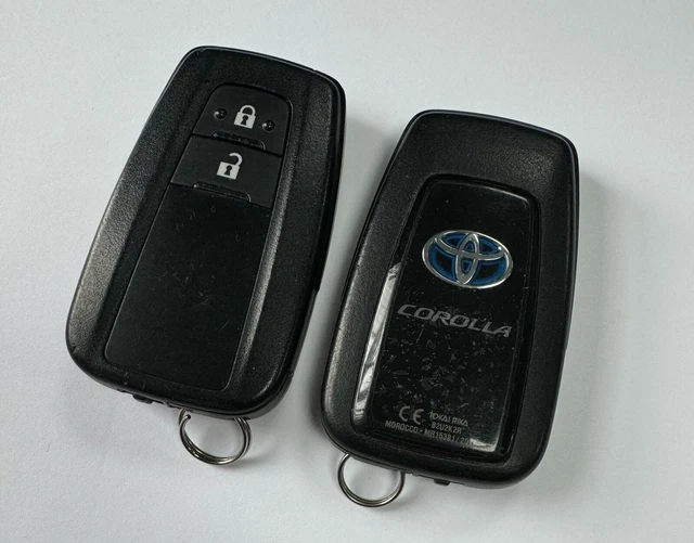 GENUINE TOYOTA COROLLA 2 Button Remote Smart Key Fob Tested! Tokai Rika ...