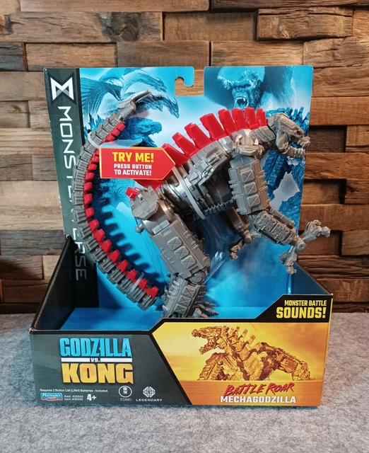 MONSTERVERSE GODZILLA VS Kong BATTLE ROAR MECHAGODZILLA Action Figure ...