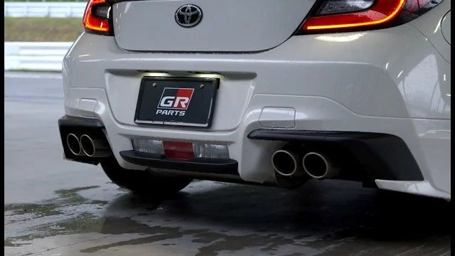 GENUINE TOYOTA GR 86 TRD Quad Tip Cat-Back Exhaust System PTR03-18220 £ ...