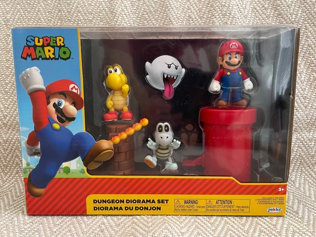 SUPER MARIO BROS Dungeon Diorama Set - Jakks Pacific - unopened £9.50 ...