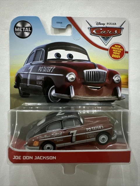 DISNEY PIXAR CARS JOE DON JACKSON Mattel Official Diecast 1:55 Rare EUR ...