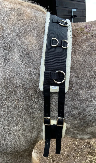 MINI/SHETLAND TRAINING ROLLER, Fleece Long Reining Roller, Breaking Pad ...