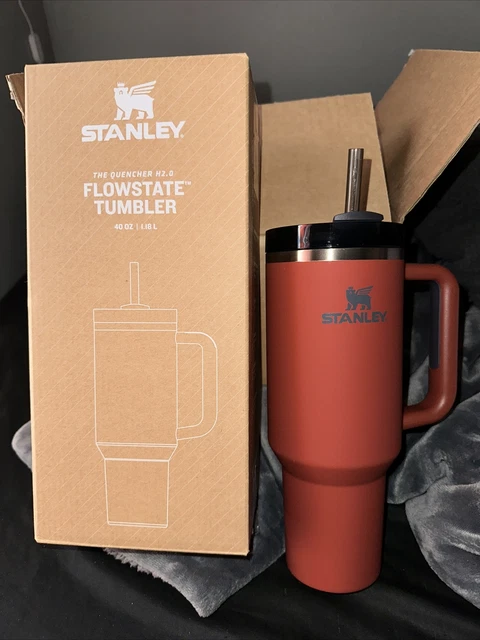 STANLEY ADVENTURE QUENCHER Flowstate 40 oz H2.0 - RED RUST £33.80 ...