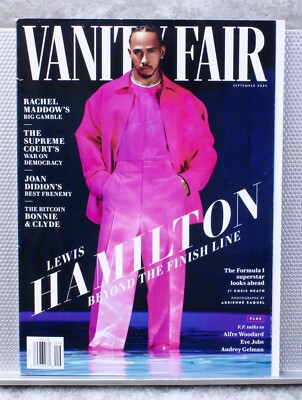 VANITY FAIR MAGAZINE Lewis Hamilton September 2022 £4.29 - PicClick UK