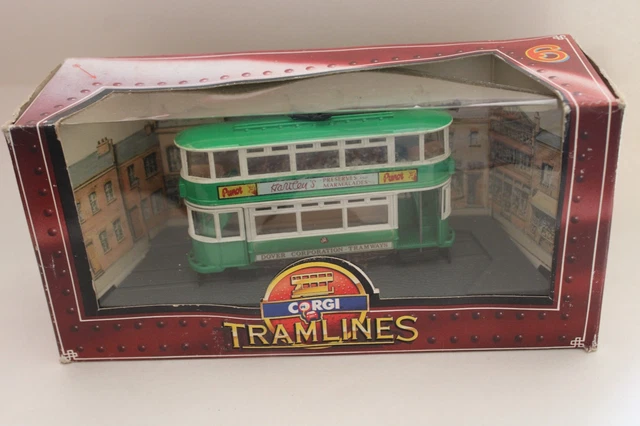 CORGI TRAMLINES D993/2 Dover Tram new in box Green excellent condition ...