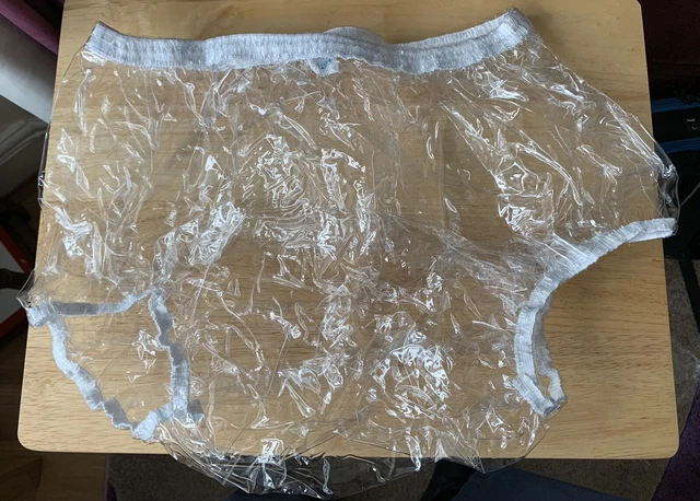 ADULT BABY CLEAR Plastic Haian Incontinence Pants. XL Size. £12.99 ...