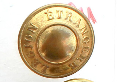 BOUTON UNIFORME ANCIEN MILITAIRE - LEGION ETRANGERE / BUTTON MILITARIA ...