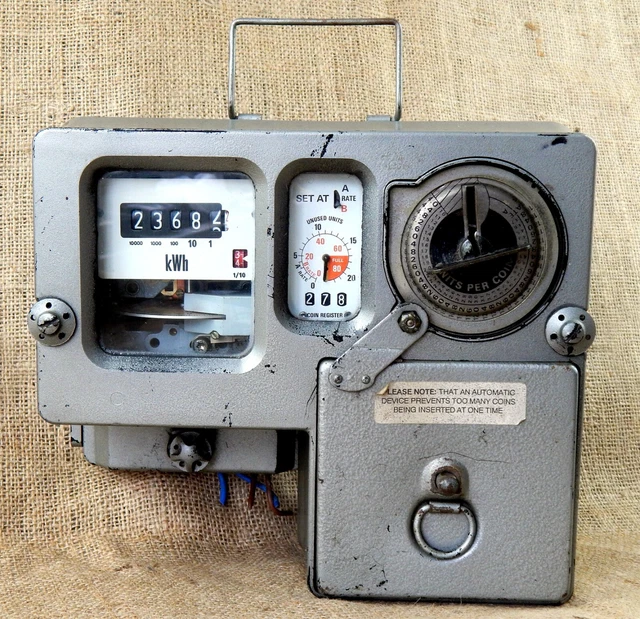 Coin Operated Electric Meter FOR SALE! - PicClick UK