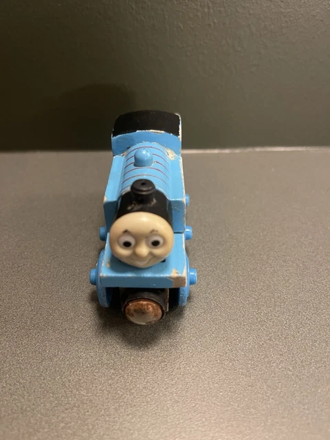 THOMAS THE TANK Engine Wooden Railway Train #1 BLUE Thomas & Friends ...