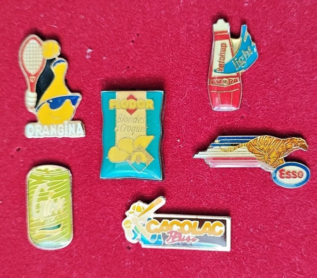 LOT DE 6 Pin's Publicitaires Annees 80 Rares EUR 6,00 - PicClick FR
