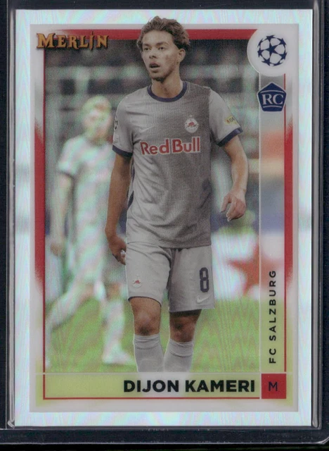 DIJON KAMERI RECRUE RC 2022-23 réfracteur chrome Merlin #70 FC Red Bull ...